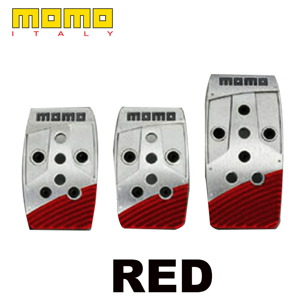 MOMO Stealth Blue/Red Pedal Kit (MT)