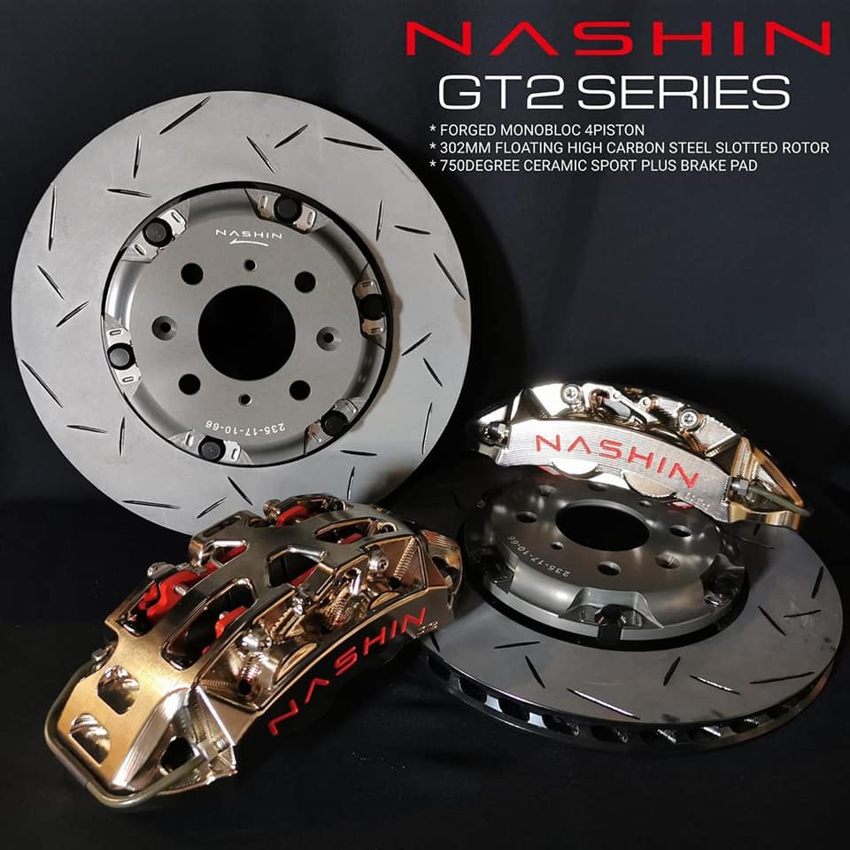 Nashin GT2 4 Pot Big Brake Kit (286mm) Floating Disc